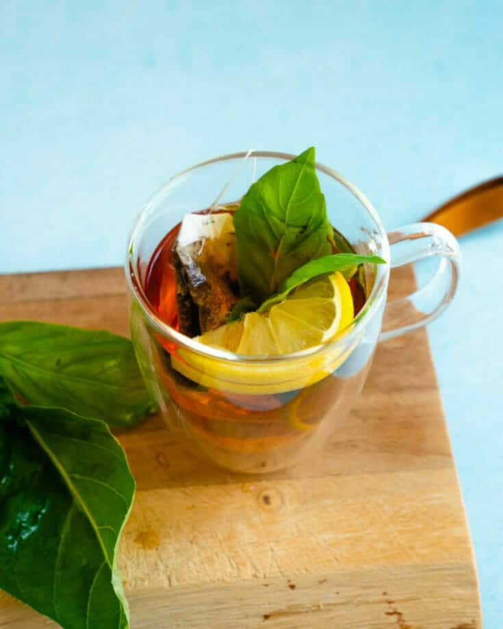 Easy Basil Tea – A Couple Cooks