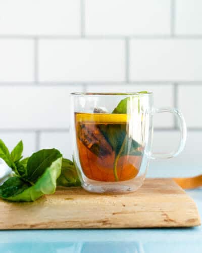 Easy Basil Tea – A Couple Cooks