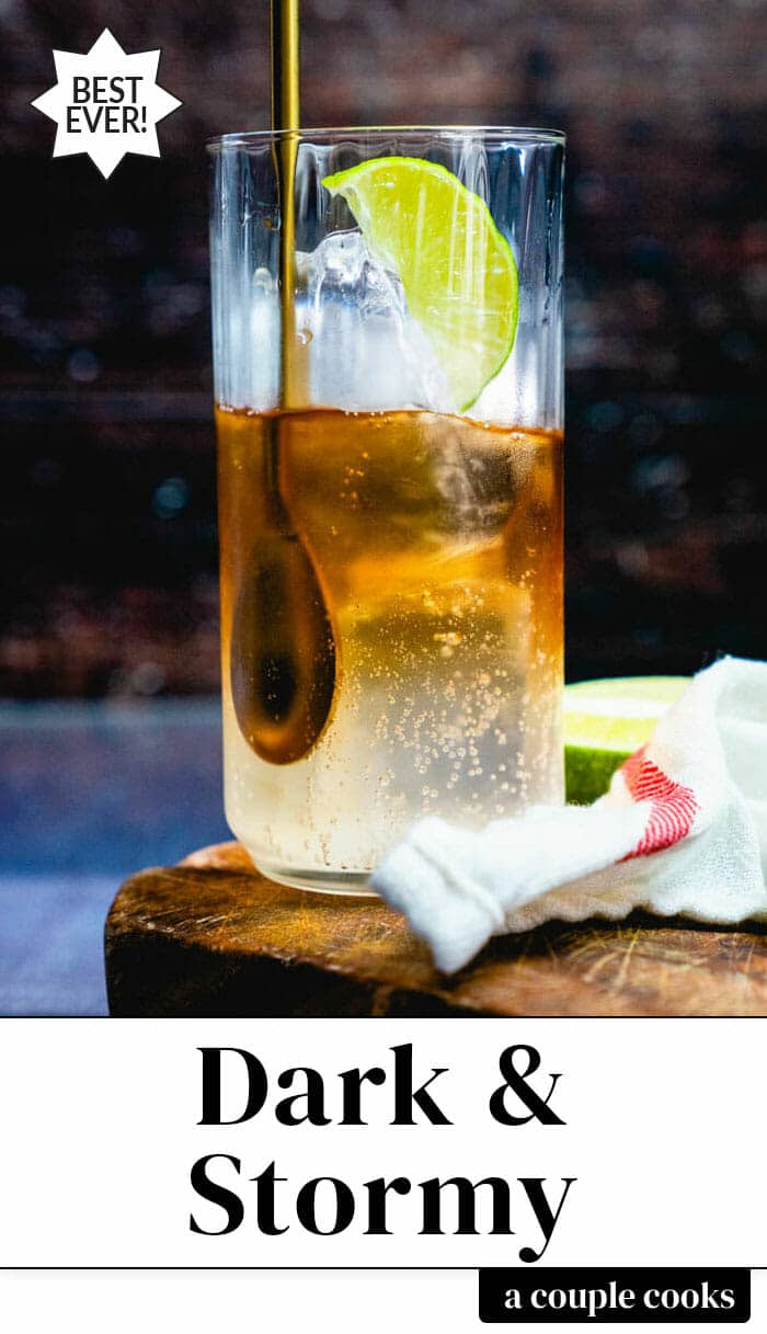 Classic Dark and Stormy Cocktail – A Couple Cooks