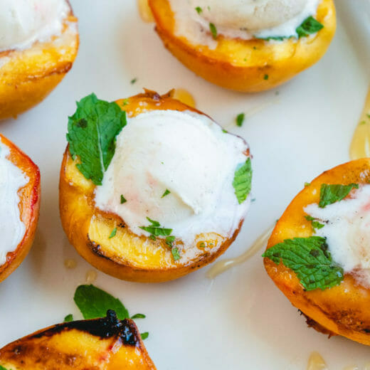 Roasted Peaches (a La Mode!) – A Couple Cooks