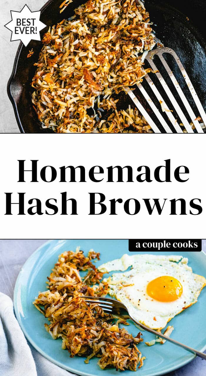 Homemade Hash Browns (Perfectly Crispy!) – A Couple Cooks