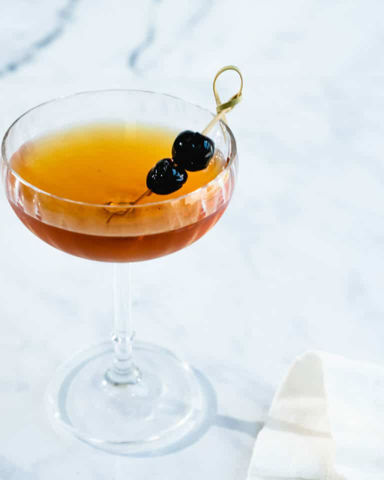 Rob Roy Cocktail (3 Ingredients!) – A Couple Cooks