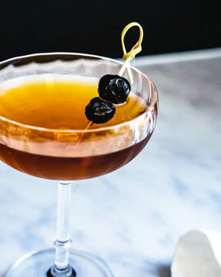 Rob Roy Cocktail (3 Ingredients!) – A Couple Cooks