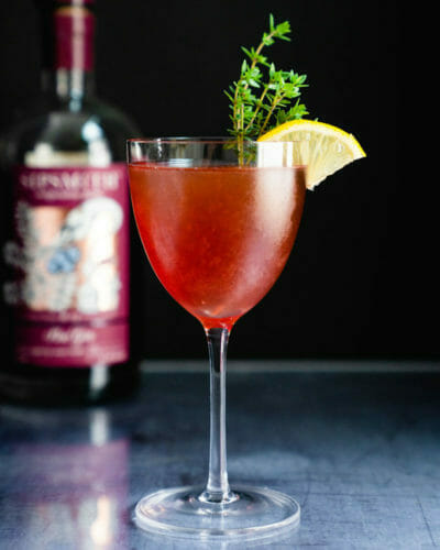Sloe Gin Cocktail – A Couple Cooks