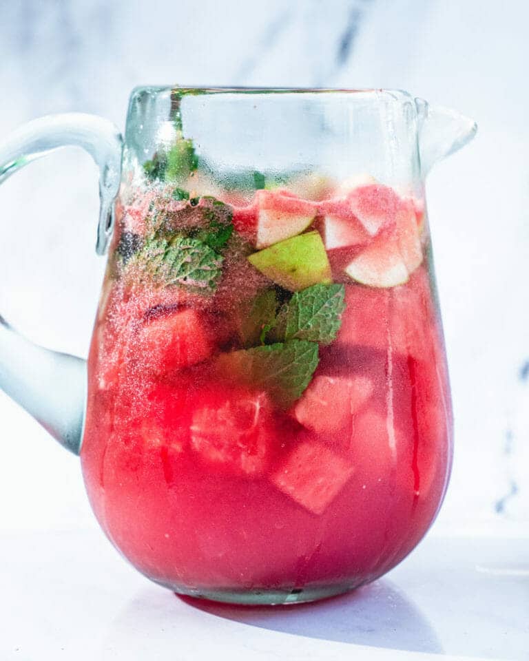 Easy Watermelon Sangria – A Couple Cooks
