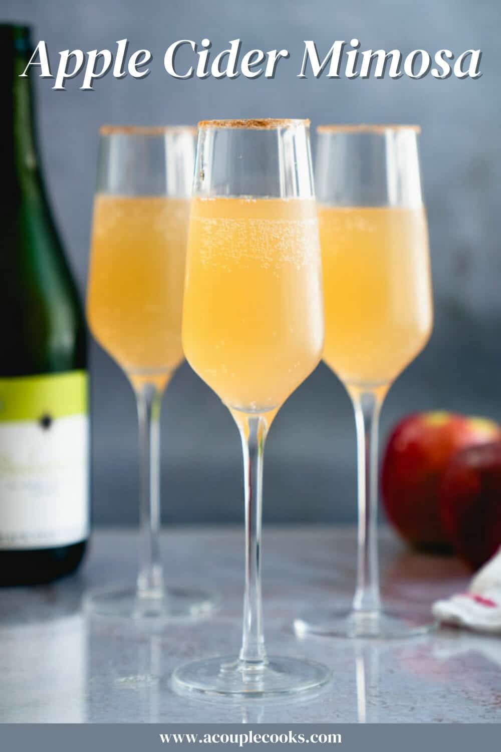 Apple Cider Mimosa – A Couple Cooks