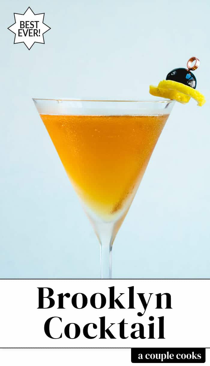 Brooklyn Cocktail – A Couple Cooks