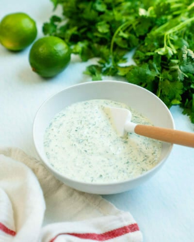 Quick Cilantro Lime Sauce (5 Minutes!) – A Couple Cooks
