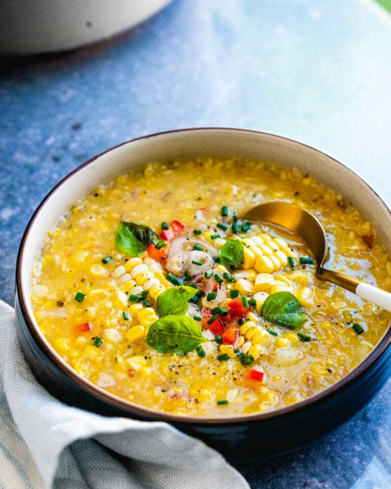 Fresh Corn Soup – A Couple Cooks
