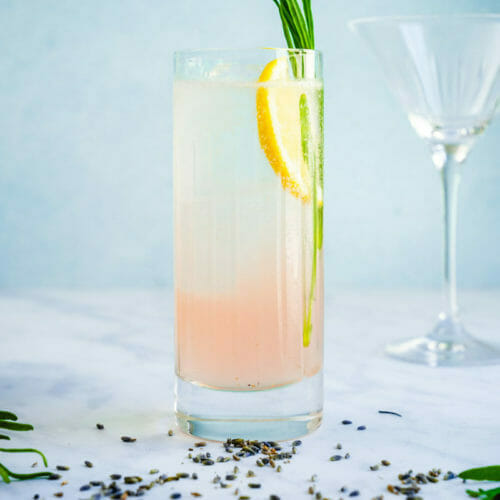 Lavender Collins Cocktail – A Couple Cooks