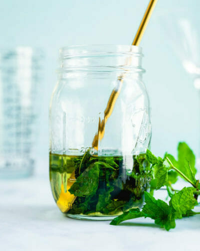 Mint Simple Syrup (Easy DIY!) – A Couple Cooks