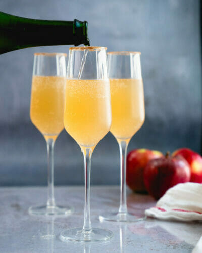 Apple Cider Mimosa – A Couple Cooks