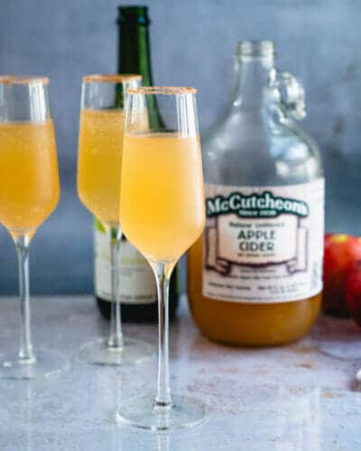 Apple Cider Mimosa – A Couple Cooks