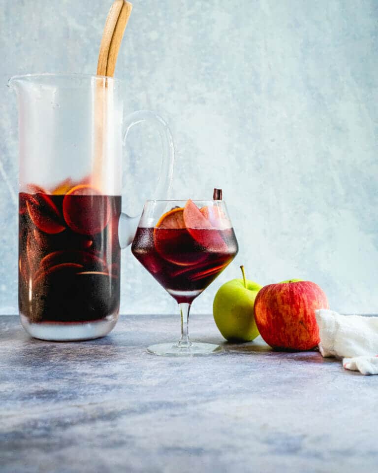 Apple Sangria (Spanish Style) – A Couple Cooks