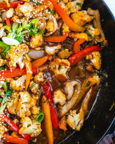 Easy Cauliflower Stir Fry – A Couple Cooks