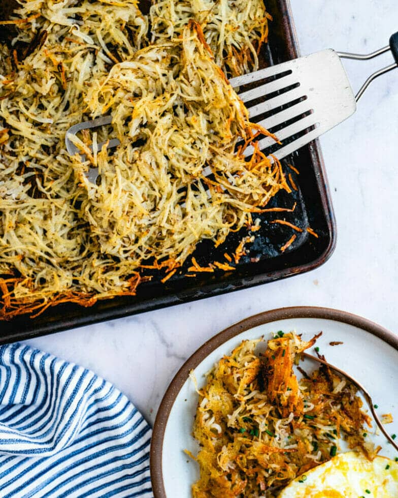 Oven Hash Browns – A Couple Cooks