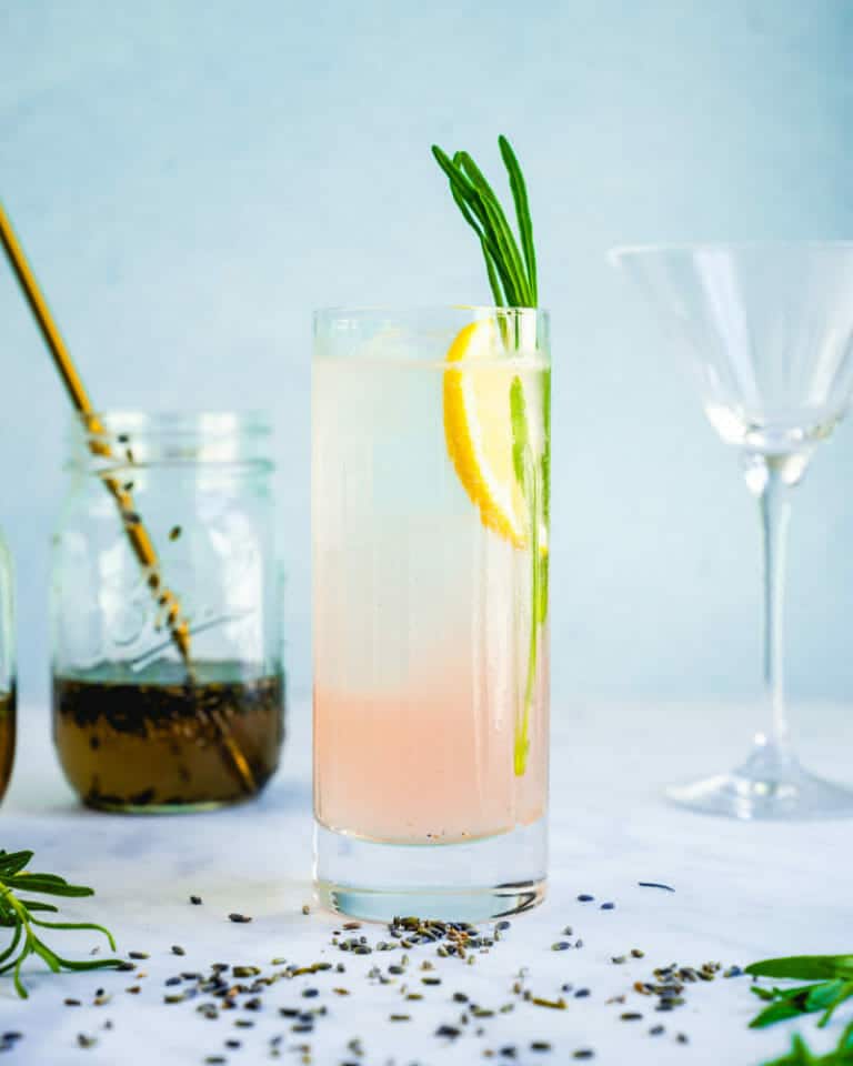 Lavender Collins Cocktail – A Couple Cooks