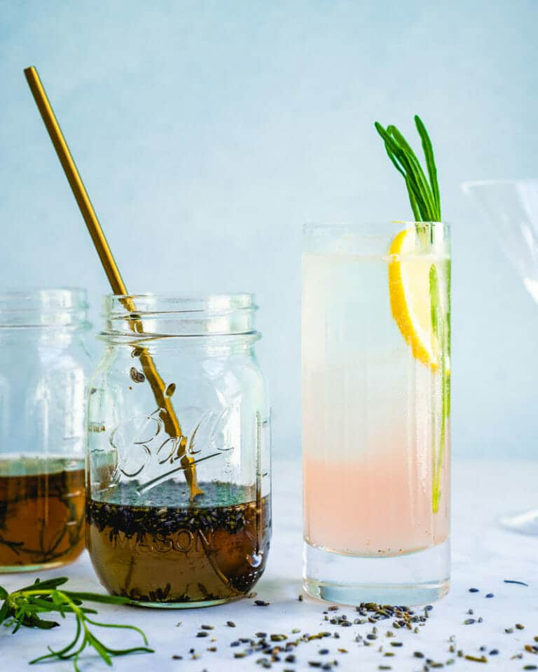 Lavender Collins Cocktail – A Couple Cooks