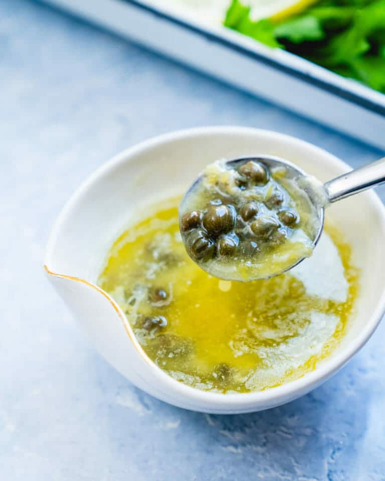 Easy Lemon Caper Sauce – A Couple Cooks
