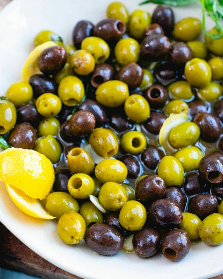 Easy Marinated Olives – A Couple Cooks