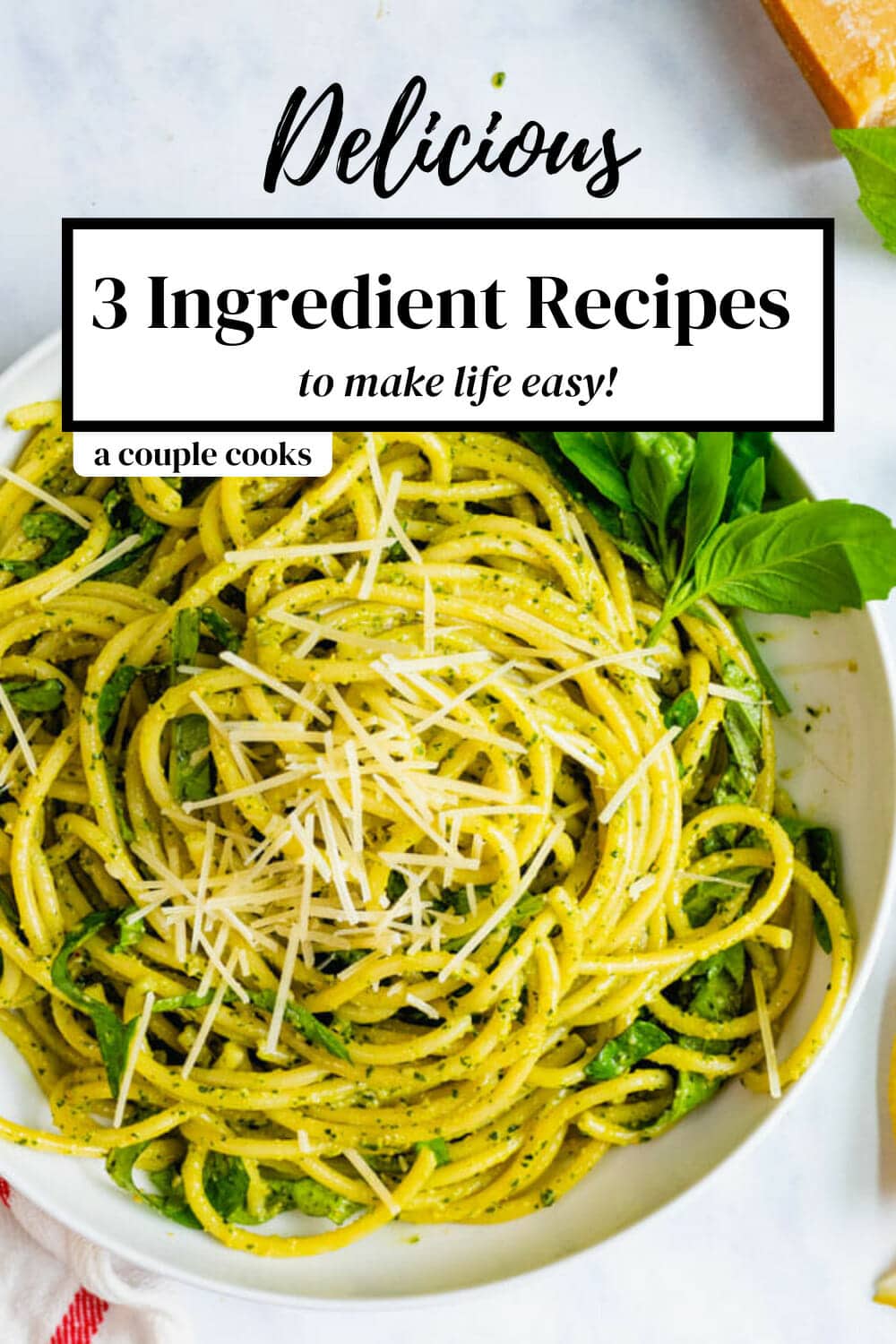 3 Ingredient Recipes...to Make Life Easy! – A Couple Cooks