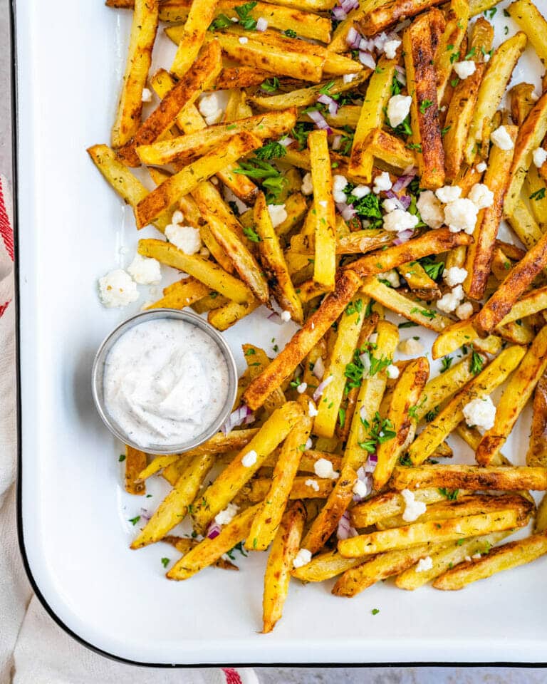 Crispy Greek Fries - The Ultimate Side!