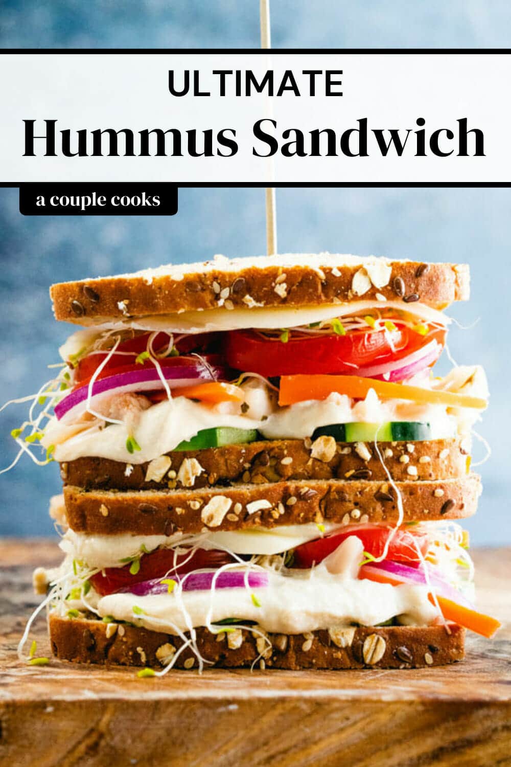 Ultimate Hummus Sandwich (Fast & Easy!) – A Couple Cooks