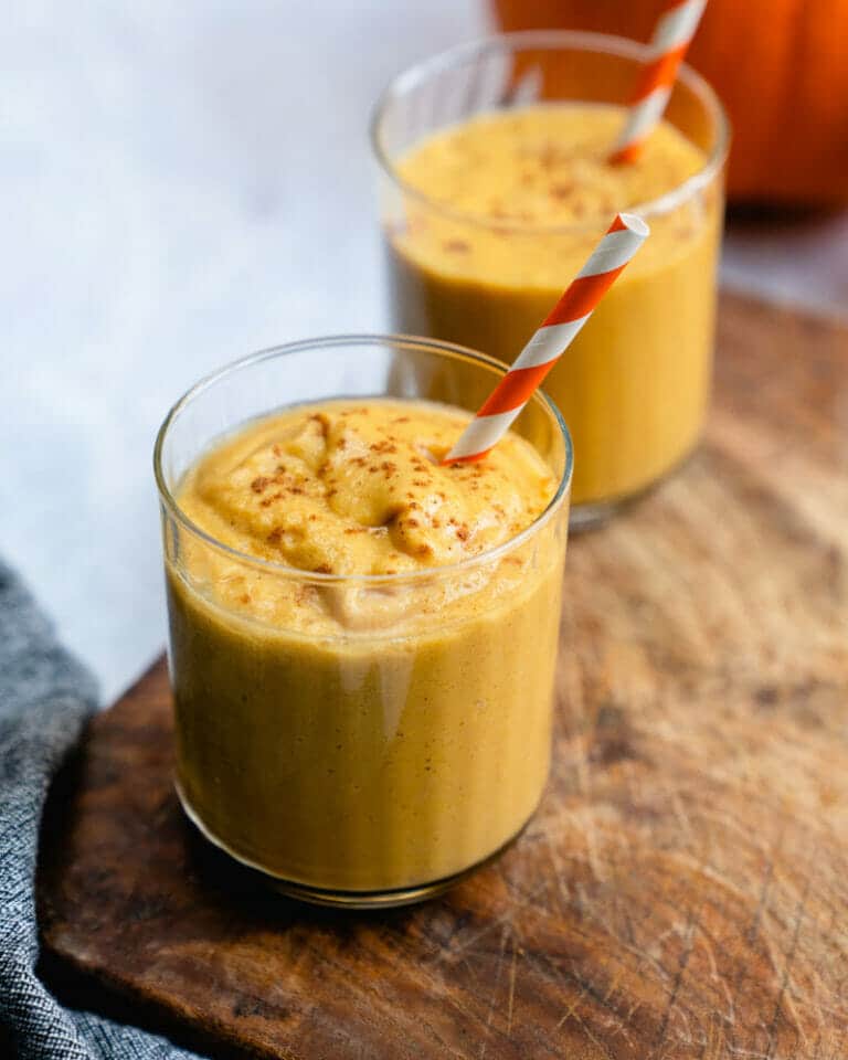 Creamy Pumpkin Smoothie – A Couple Cooks