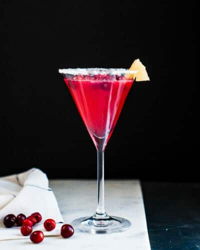 Easy Cranberry Martini – A Couple Cooks