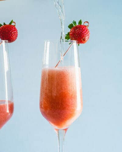Strawberry Mimosa – A Couple Cooks