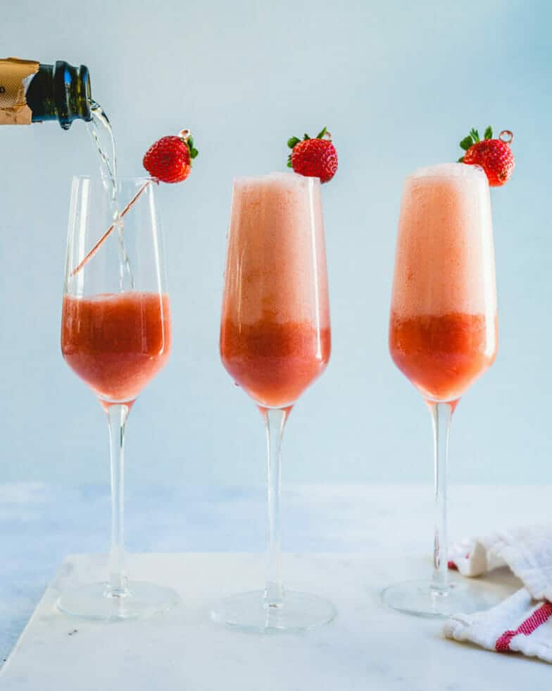 Strawberry Mimosa – A Couple Cooks