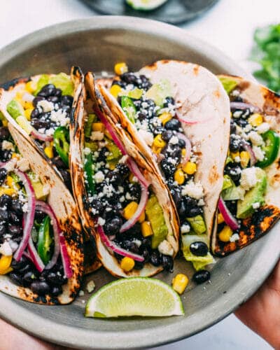 Easy Black Bean Tacos (15 Minutes!) – A Couple Cooks