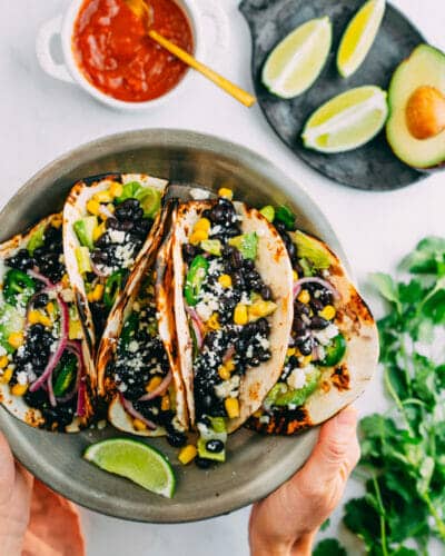 Easy Black Bean Tacos (15 Minutes!) – A Couple Cooks
