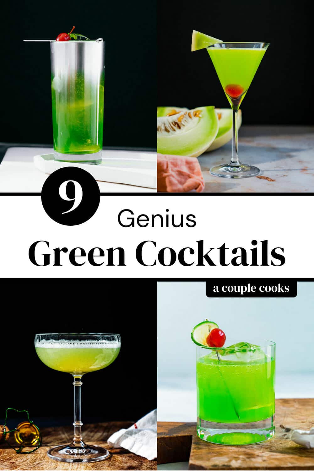 10 Genius Green Cocktails – A Couple Cooks