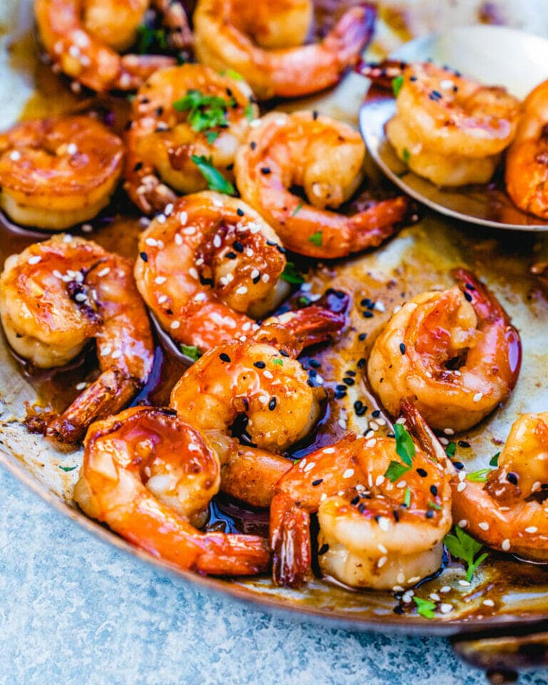 Honey Garlic Shrimp (10 Minutes!) – A Couple Cooks