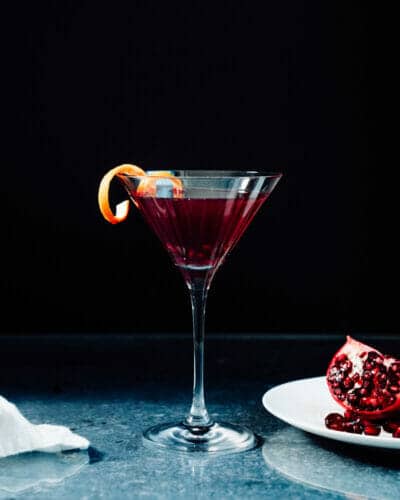 Pomegranate Cosmo! – A Couple Cooks
