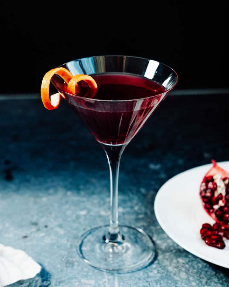 Pomegranate Cosmo! – A Couple Cooks