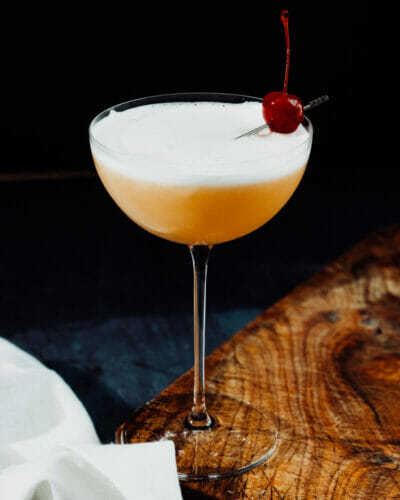 Whiskey Sour with Egg White – A Couple Cooks