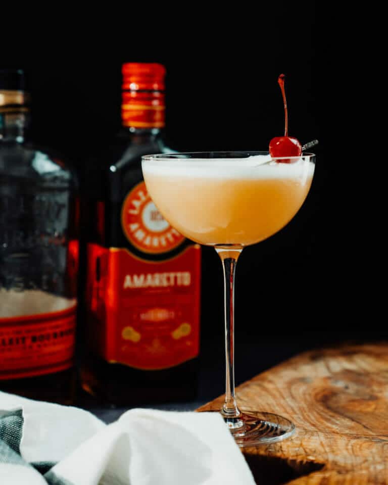 Amaretto Whiskey Sour – A Couple Cooks