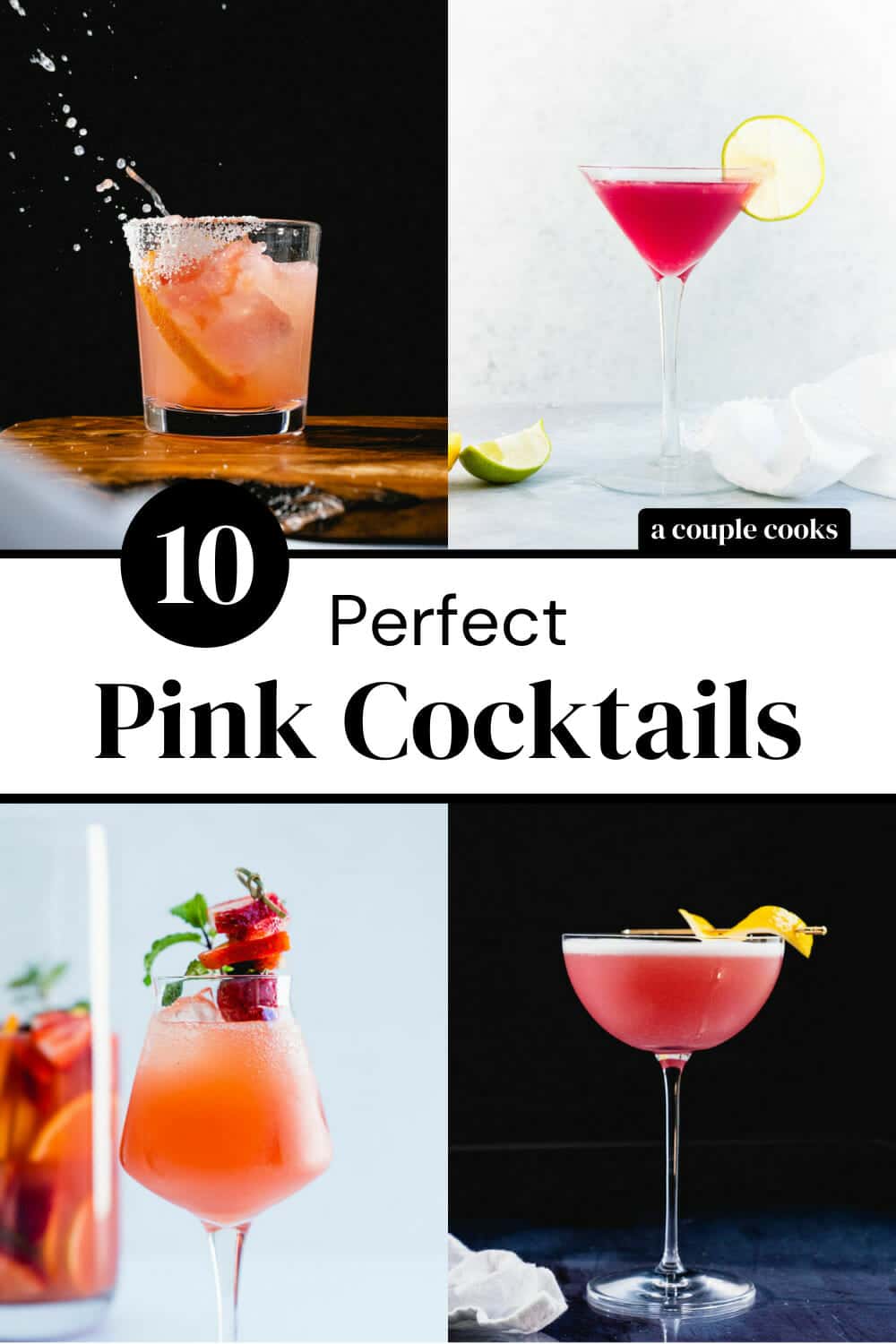13 Perfect Pink Cocktails – A Couple Cooks