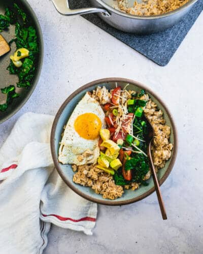 Easy Savory Oatmeal – A Couple Cooks