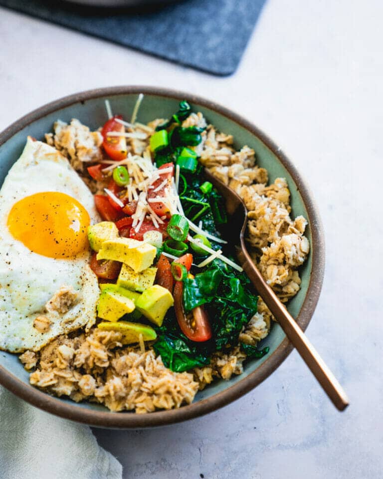 Easy Savory Oatmeal – A Couple Cooks