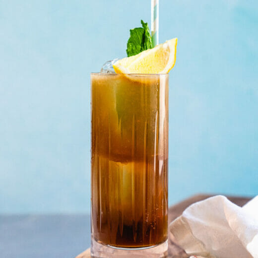 Blue Long Island Iced Tea – A Couple Cooks