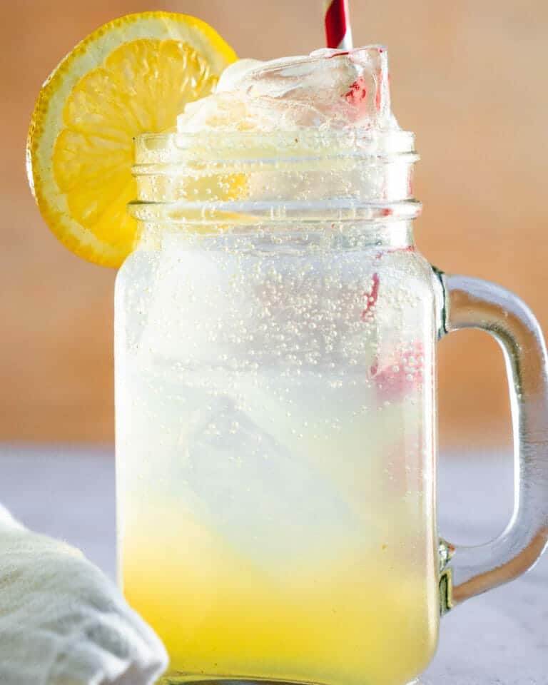 Homemade Sparkling Lemonade – A Couple Cooks