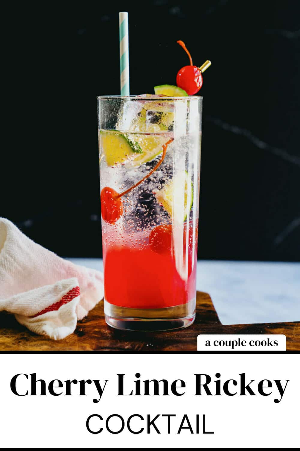 Cherry Lime Rickey – A Couple Cooks