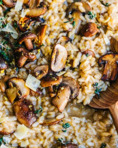 Creamy Mushroom Risotto – A Couple Cooks