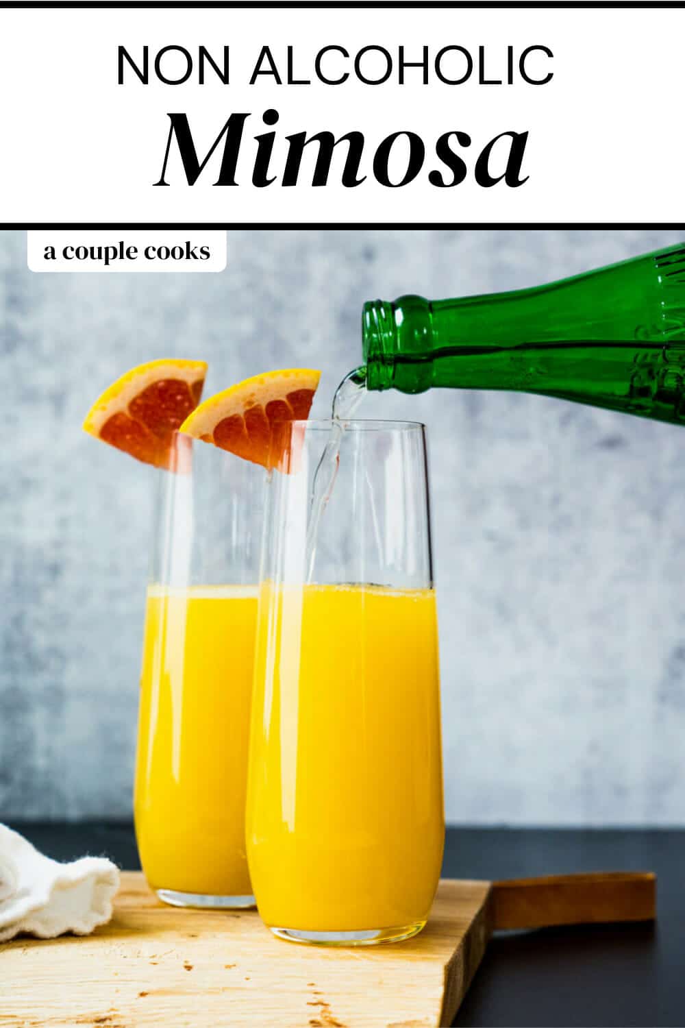 How to Make an Easy Non-Alcoholic Mimosa