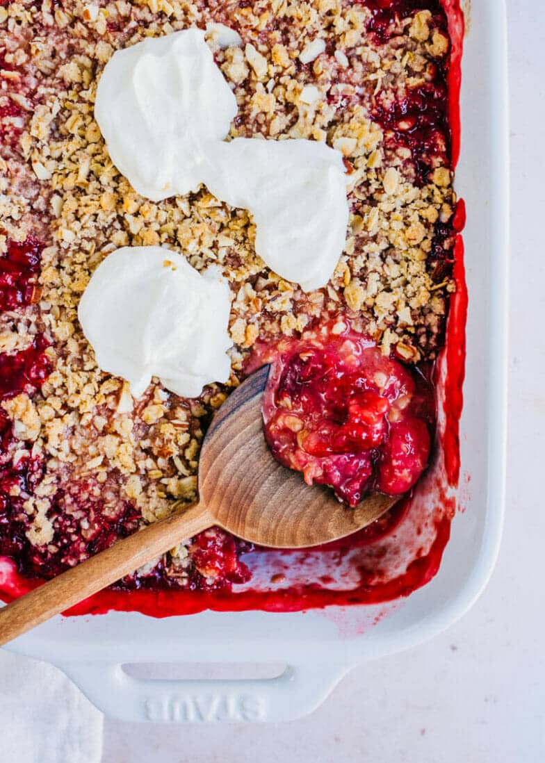 Classic Strawberry Crumble (aka Strawberry Crisp!) – A Couple Cooks