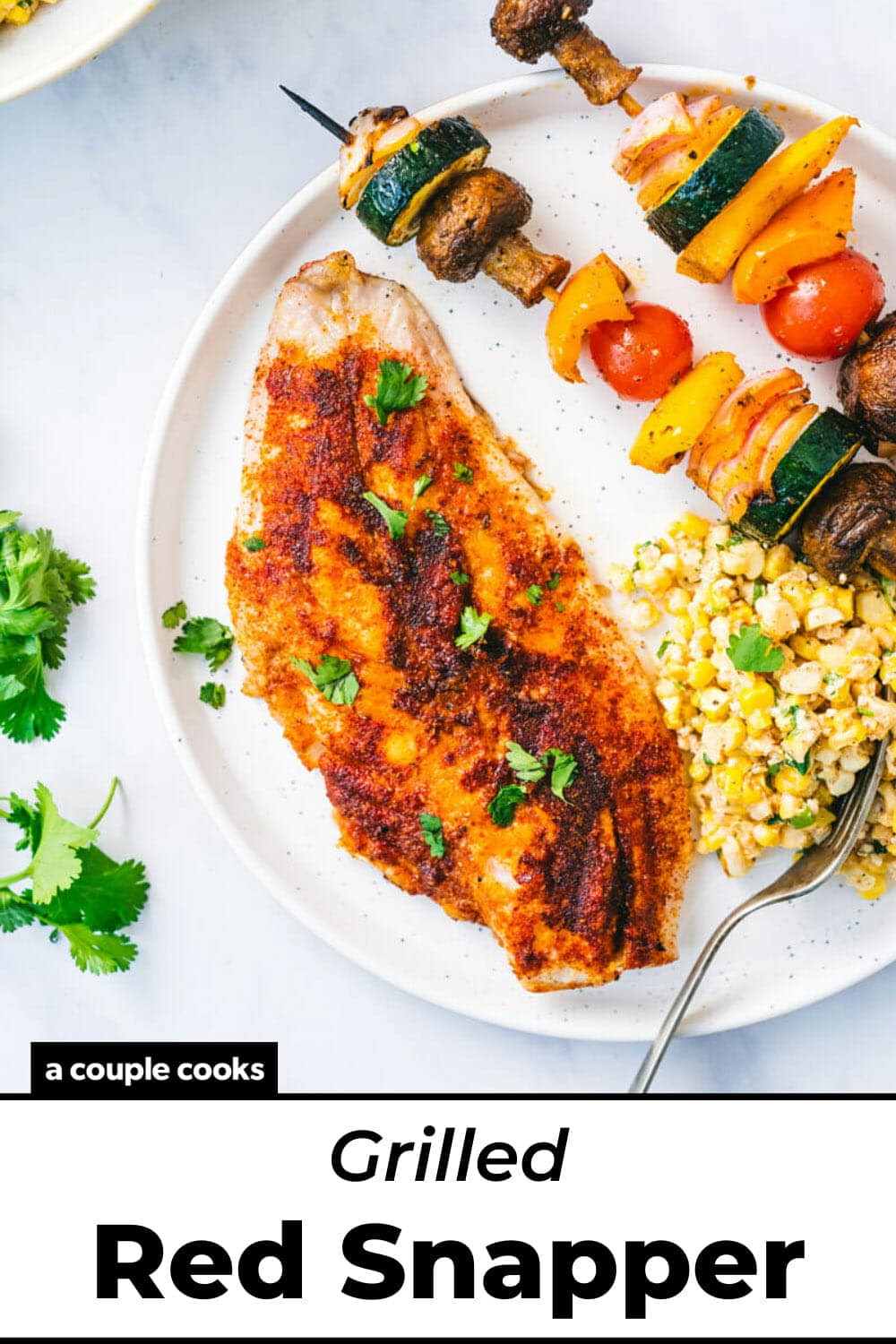 Easy Grilled Red Snapper – A Couple Cooks