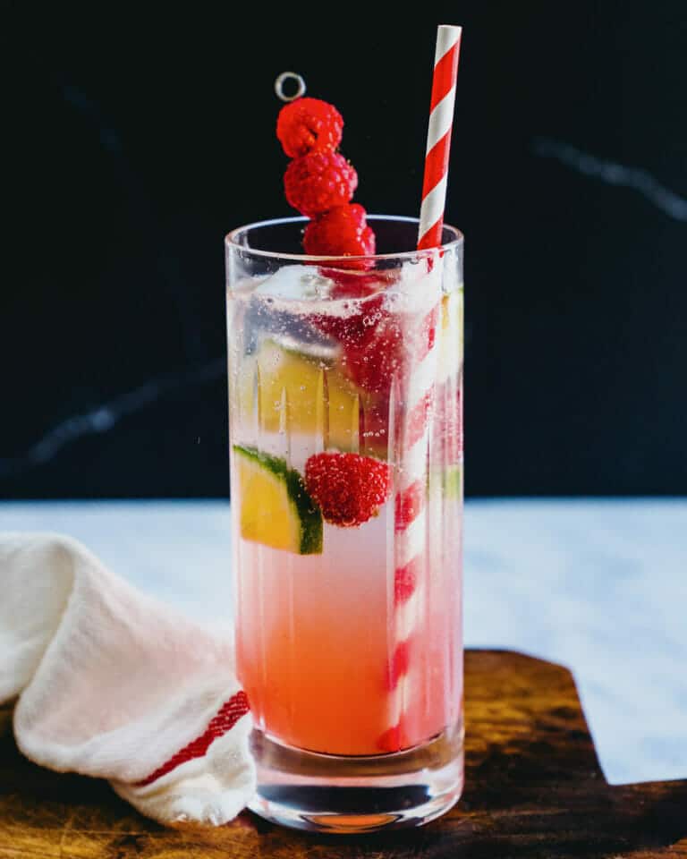 Raspberry Lime Rickey – A Couple Cooks